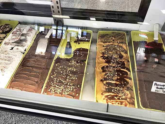 The brownie selection ranges from classic to creative, each one dense and rich enough to make chocolate lovers weak at the knees.