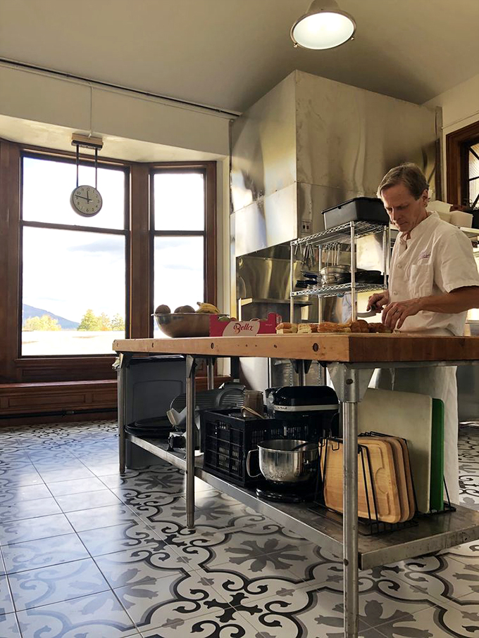 Where the magic happens: Watch as the chef transforms local ingredients into edible masterpieces.