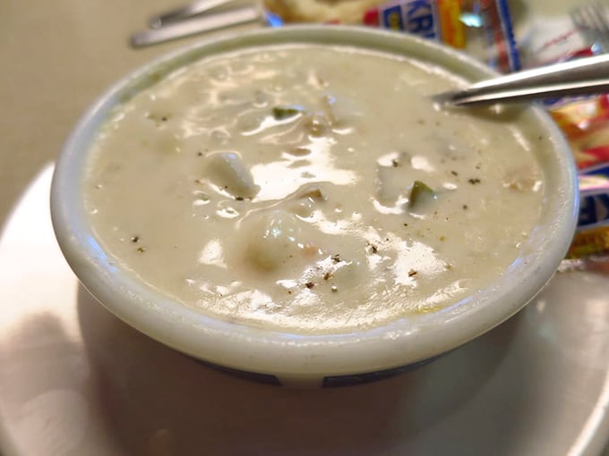 A bowl of creamy comfort that's thicker than a Michigan winter coat and twice as satisfying.