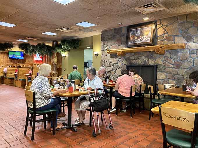 Regular folks enjoying regular meals in an irregular place that happens to serve extraordinary food.