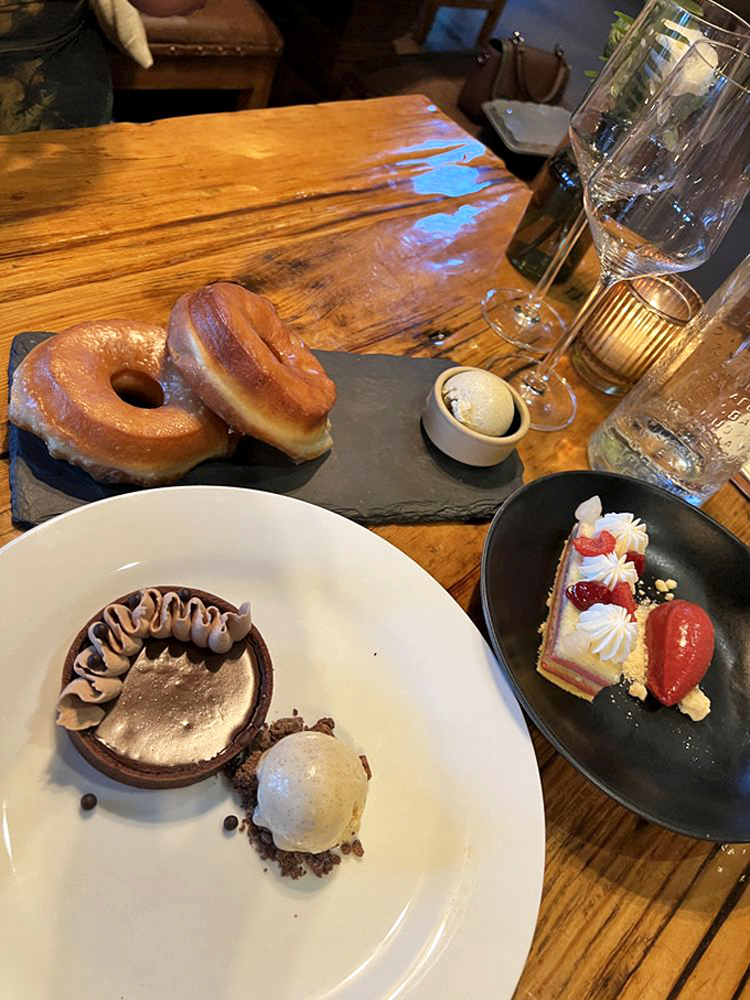 A dessert spread that's sweeter than your grandma's smile. From donuts to tarts, it's a sugar rush waiting to happen. Dentists, look away now!