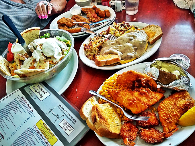 A feast fit for a king... or just a really hungry person. This spread is so diverse, it could start its own United Nations of flavor!