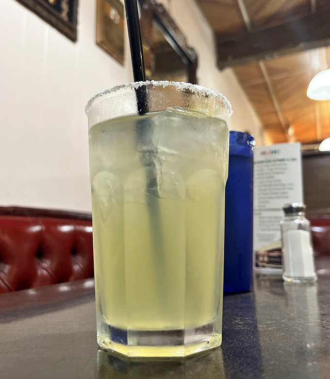 That's not just a margarita &ndash; it's liquid sunshine with a salted rim, the perfect companion to cut through rich flavors and remind you that life's simple pleasures are often the best.