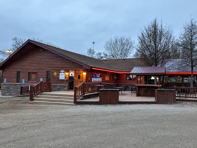 The inviting storefront at dusk promises warmth, flavor, and the kind of meal you'll be talking about for weeks.