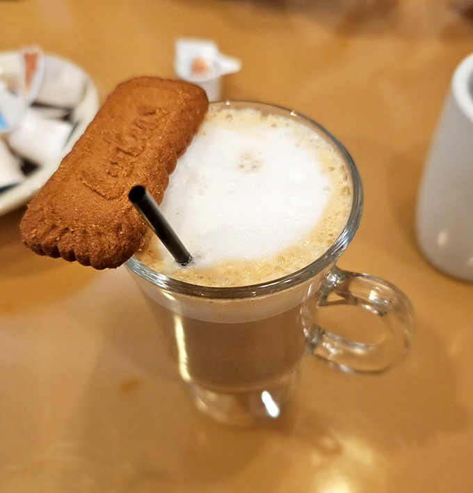 This Biscoff coffee situation is next-level genius, combining two beloved flavors into one irresistible morning beverage.
