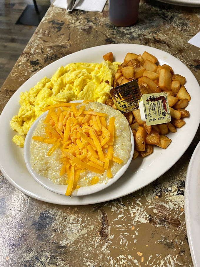 Creamy, cheesy, and utterly irresistible. These grits might just convert even the most stubborn grits-hater.