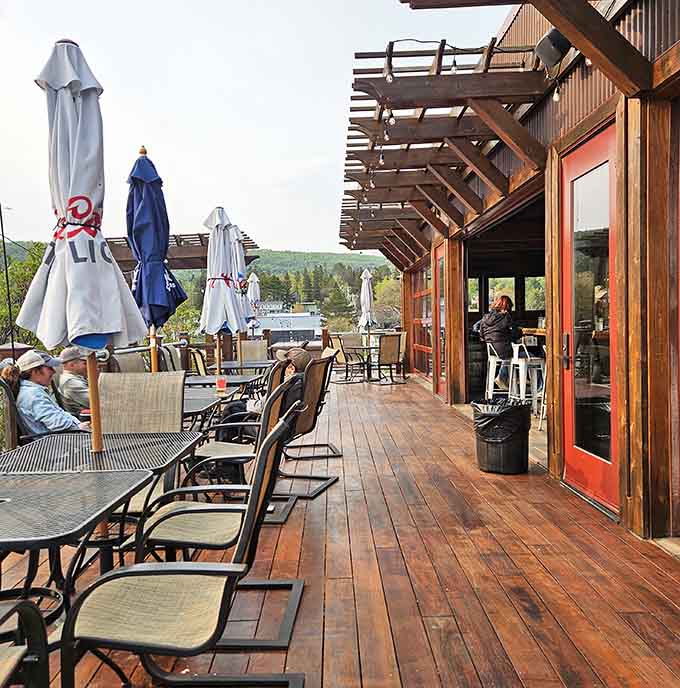 Outdoor seating with harbor views transforms a great meal into an unforgettable experience when Minnesota weather cooperates.