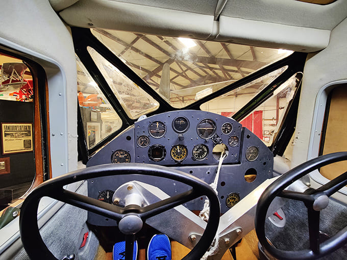 Peek inside this Howard DGA-15's cockpit and imagine scanning those gauges while soaring through clouds, when flying was equal parts science and art.