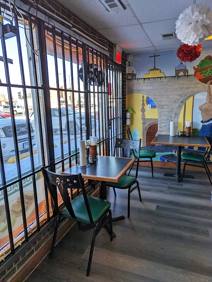 Take a seat and prepare for liftoff! These charming chairs are your ticket to a mouthwatering journey through Mexican cuisine.