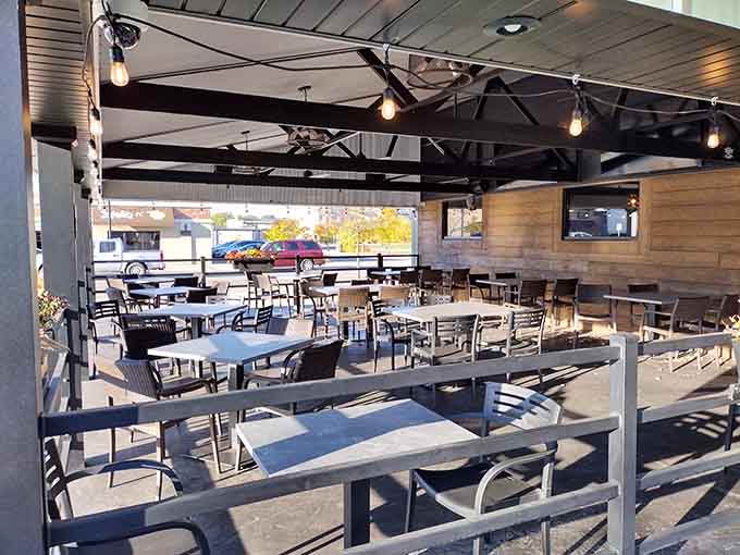 The spacious patio where warm weather and great food combine for Minnesota summer perfection at its finest.