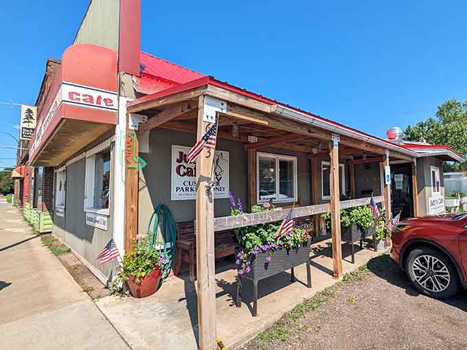 Flowers and flags dress up the entrance, welcoming you to a place where hospitality isn't just a buzzword but an actual practice.