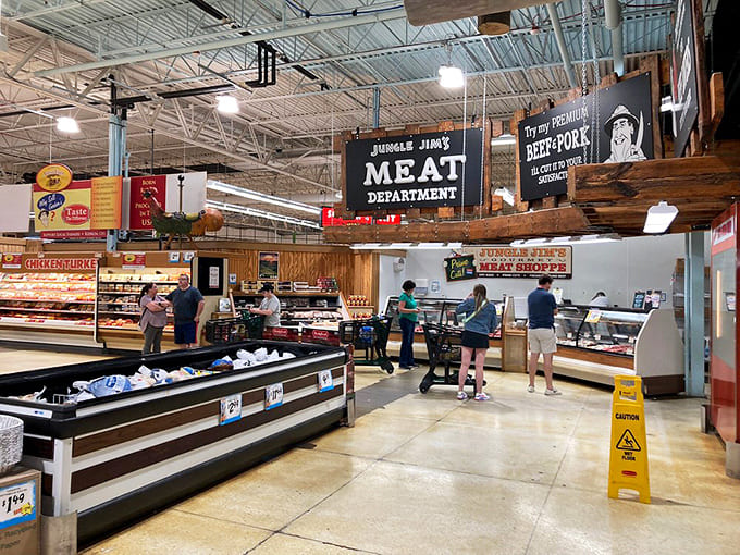 The meat department offers cuts and varieties you won't find anywhere else, staffed by butchers who actually know their craft.