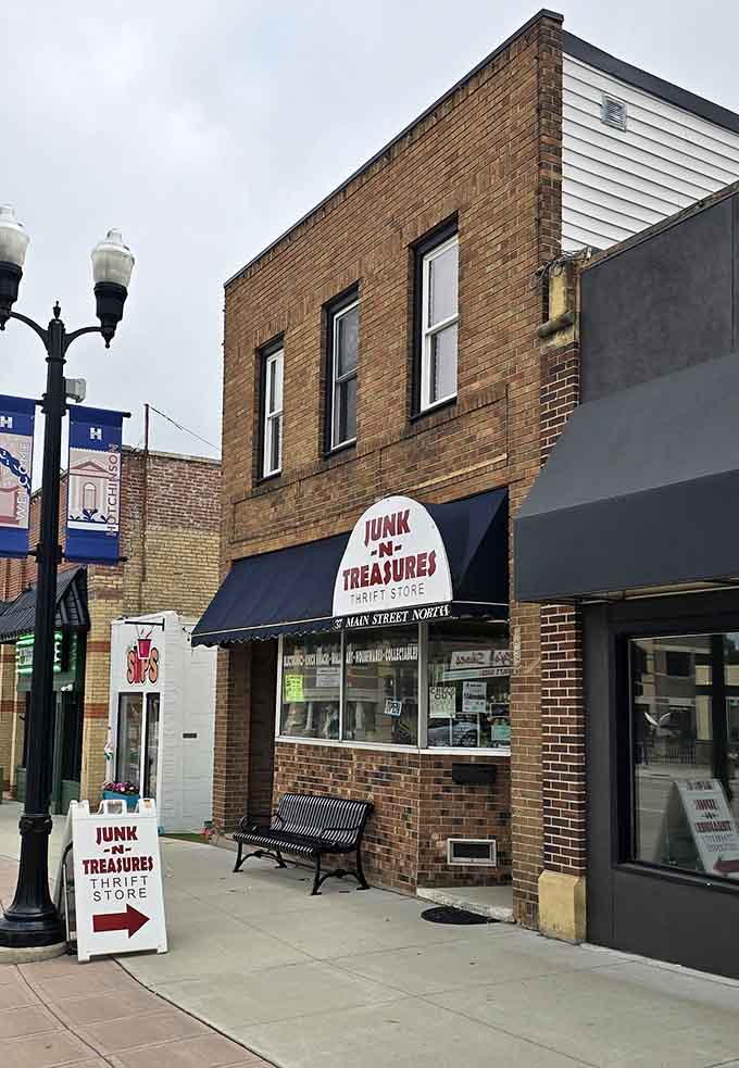 The classic brick building exterior promises exactly what it delivers: a genuine small-town shopping experience without any corporate polish.