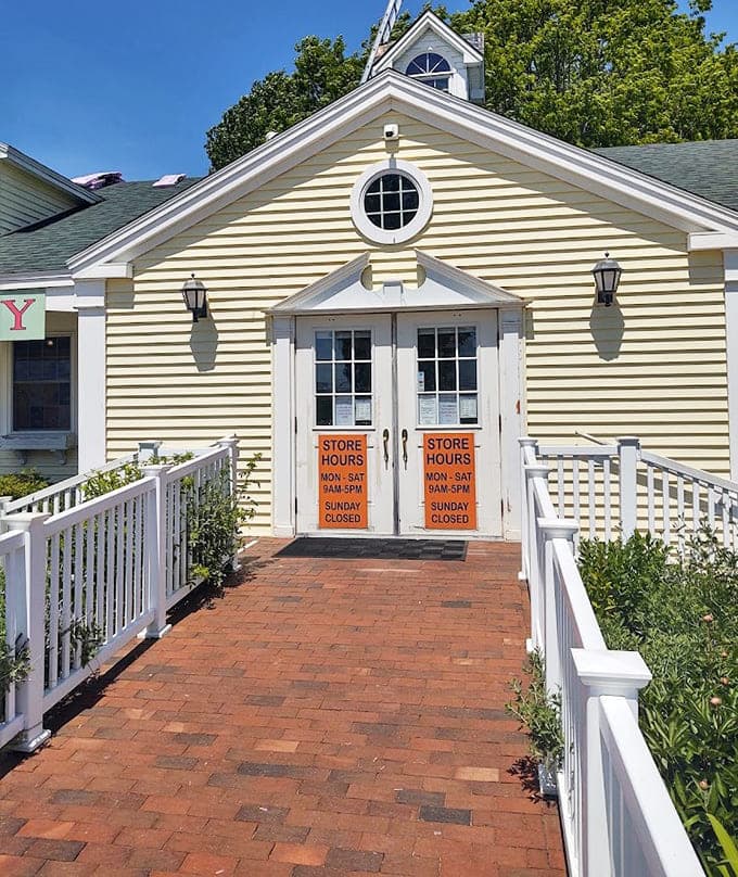 These doors open to chocolate paradise, where a life-size moose and countless confections await discovery.