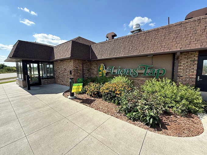 The welcoming storefront beckons hungry travelers, promising burger satisfaction that's been delivered reliably for decades of happy customers.