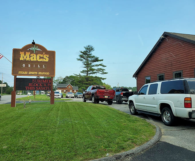 Plenty of parking means you can focus on what really matters: getting inside and ordering that wrap.