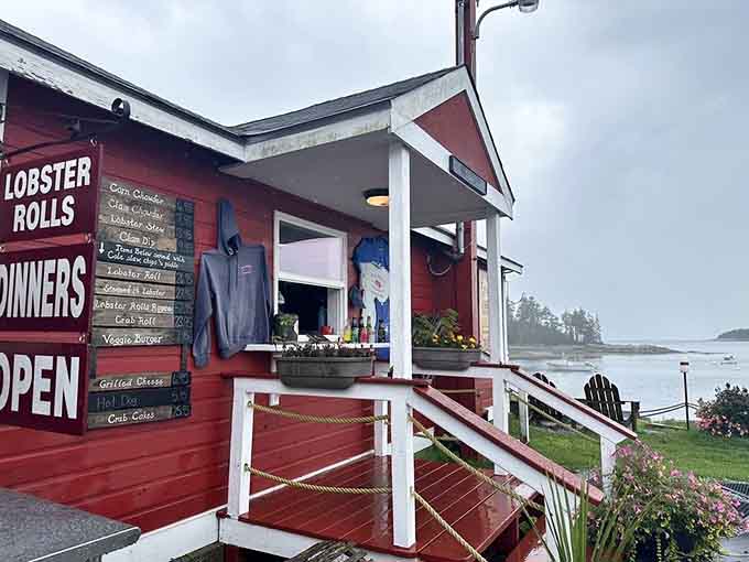 The order window where magic happens, where your seafood dreams become delicious reality one order at a time.