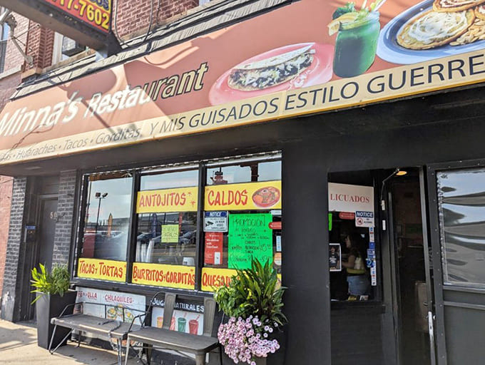 Even the exterior seating area invites you to slow down and savor the experience.