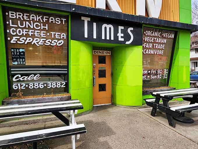 Outdoor patio seating lets you soak up those precious Minnesota sunny days while enjoying breakfast that's worth celebrating, weather permitting of course.