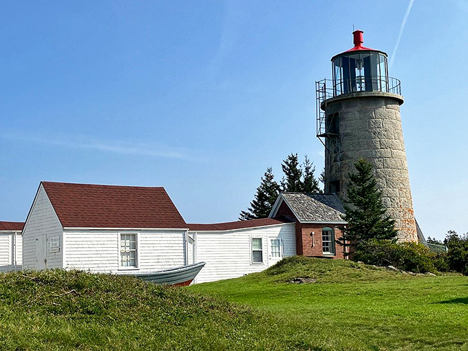 Monhegan Island Light has guided mariners since 1824, its stoic presence a reminder of the sea's power and the island's maritime importance.
