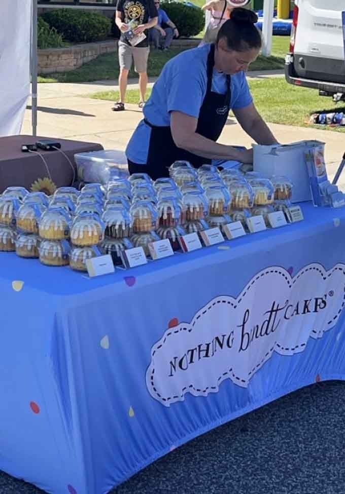 The vendor booth brings bundt cake joy to the masses, because everyone deserves access to this level of deliciousness.
