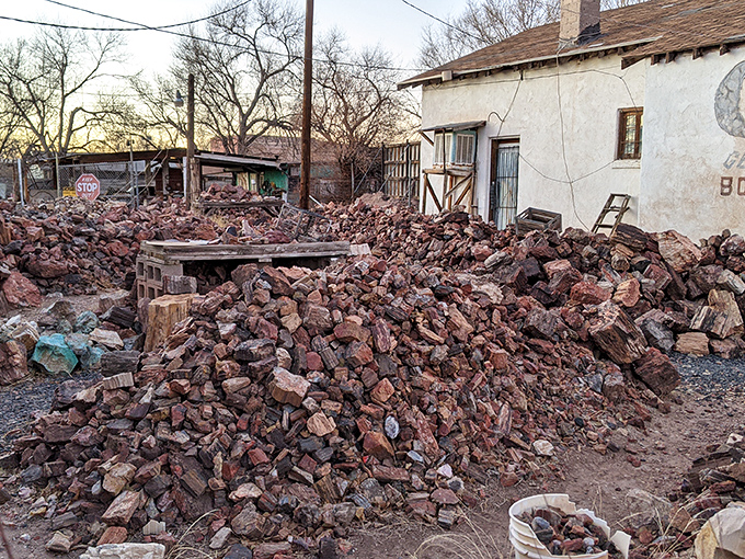 Arizona's geological yard sale &ndash; where Earth's treasures bake under the desert sun, waiting for collectors to recognize their ancient value.