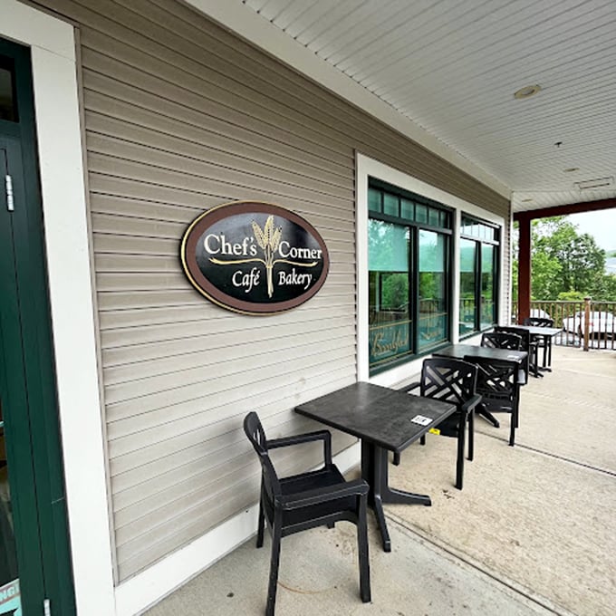 A charming spot for al fresco dining where Vermont's fresh air makes everything taste even better.