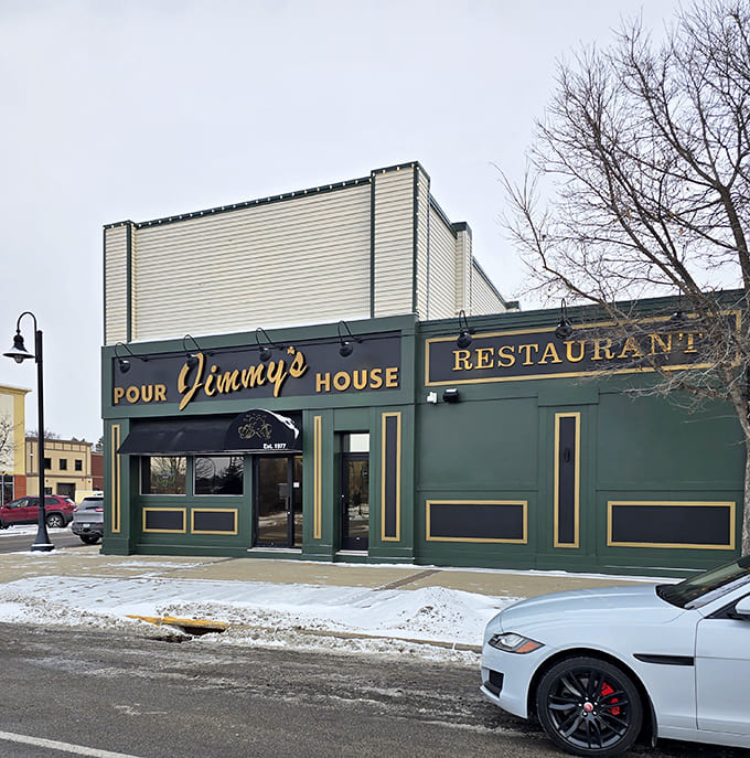 The outdoor patio seating means you can enjoy your burger with a side of fresh air when Minnesota weather cooperates, which happens occasionally.
