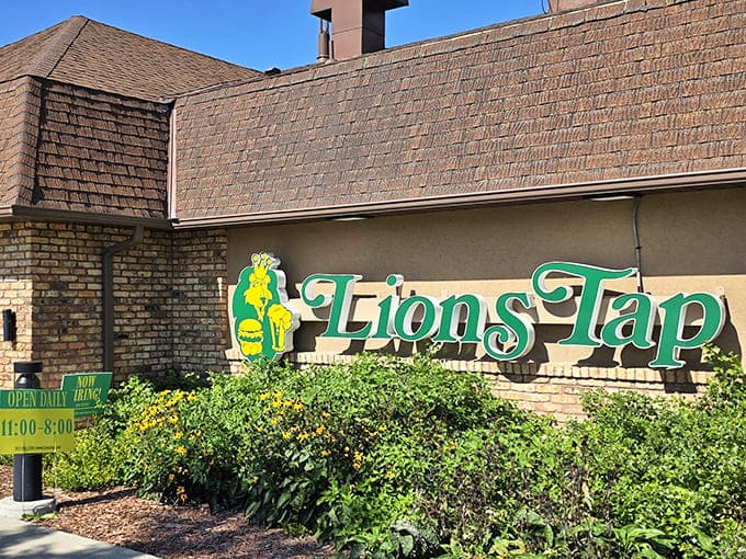 The exterior view showing why locals know to look for that distinctive signage when they're craving Minnesota's finest burgers.