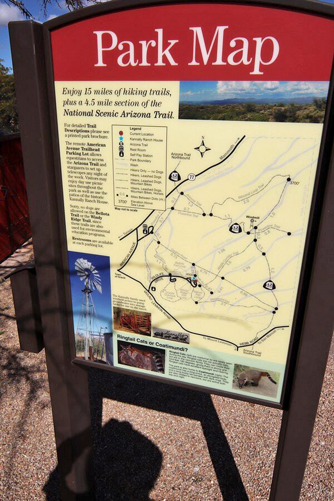 The park map reveals a network of trails waiting to be explored &ndash; like a treasure map where the X marks everywhere.