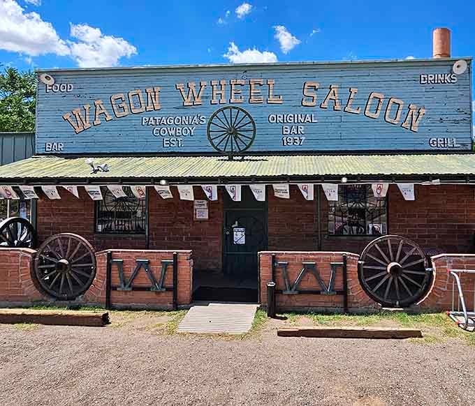 The Wagon Wheel Saloon has been serving cold drinks since 1947, making it older than your parents and twice as fun.