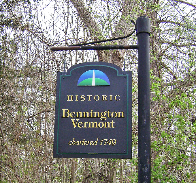 Bennington's welcome sign hints at the town's rich history dating back to 1749. Long before Instagram, they were creating photo-worthy attractions that stand the test of time.