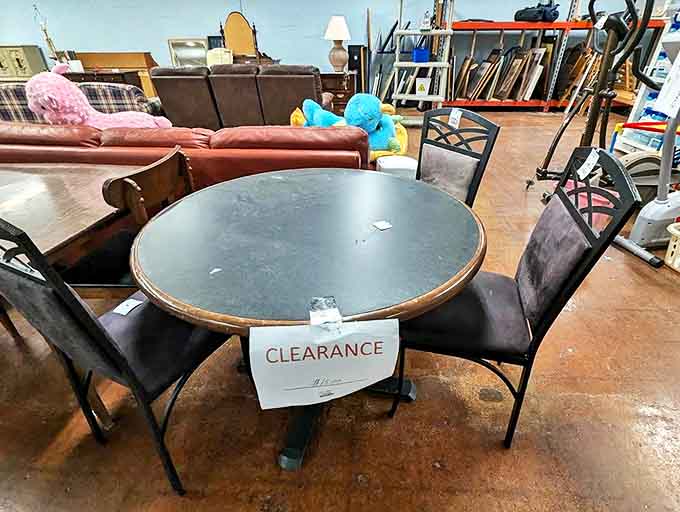 Clearance tags mean already-low prices drop even further, turning great deals into absolute steals that seem almost too good.