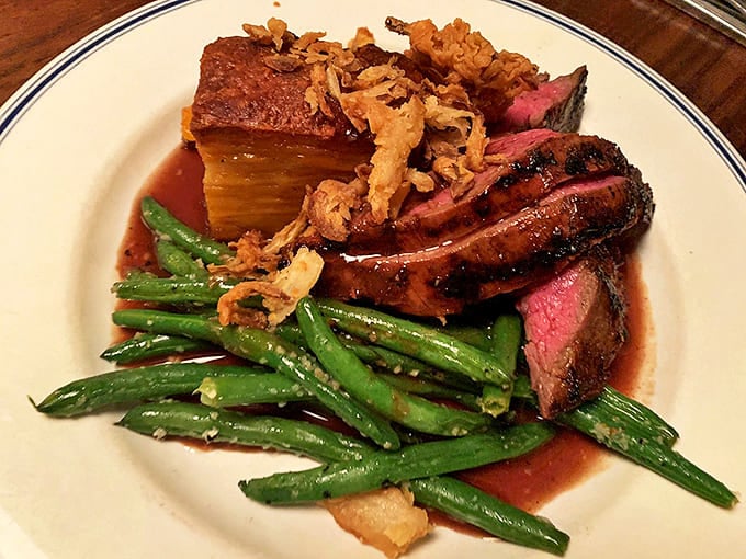 Grilled perfection meets Mexican flair with this perfectly charred steak and fresh pico de Gallo.