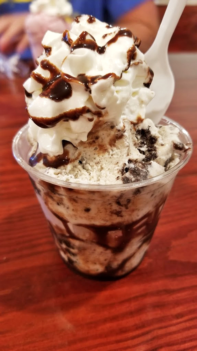 Dessert dreams come true! This sundae isn't just a treat&mdash;it's a work of art that'll have you contemplating a career change to professional ice cream taster.