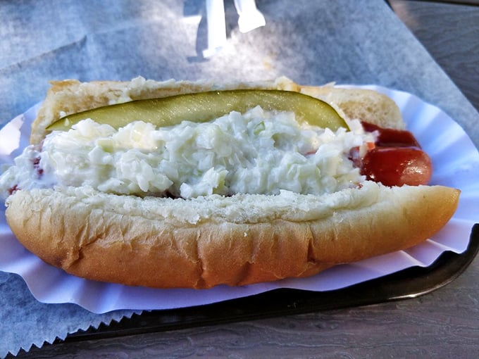 Everything's bigger in Texas, including this dog's flavor! It's like a rodeo of tastes, all competing for the blue ribbon in your mouth.