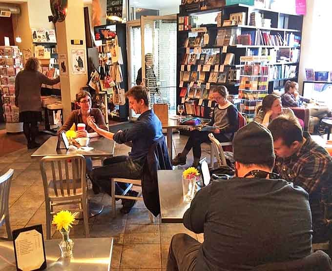Conversations bloom between strangers who become friends, united by the universal language of books and good coffee.