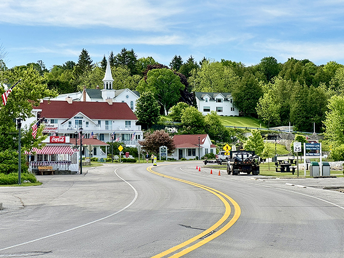 Ephraim's main street curves gently through town, revealing picture-perfect vistas that seem designed specifically for postcards.