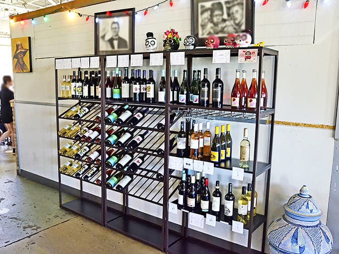 The wine selection offers liquid companionship for those who believe breakfast shouldn't get all the attention at this culinary gem.