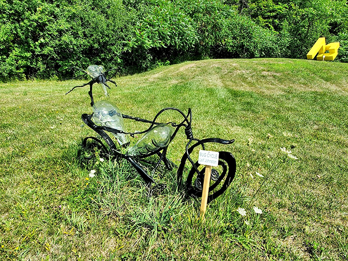 This bug's life is all about the ride, proving that even insects need a little wind in their antennae.