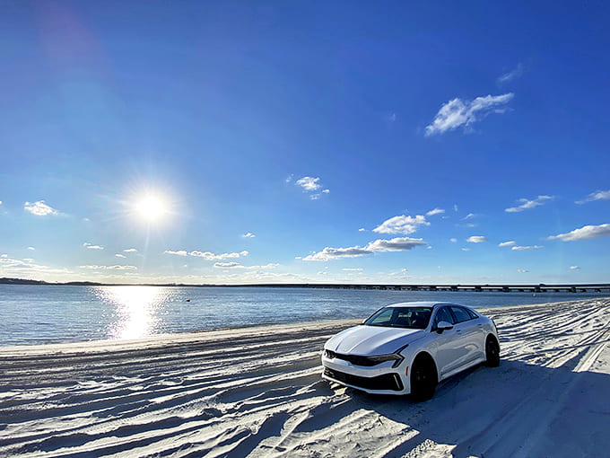 Beach driving that's actually legal! Just remember: sand and horsepower create memories (and occasionally, the need for tow trucks).