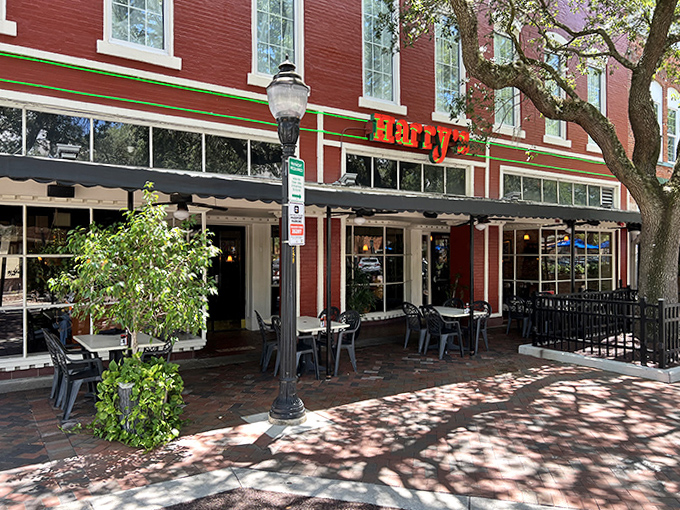 Harry's welcoming entrance promises a temporary escape from Gainesville to the Big Easy &ndash; no plane ticket required.