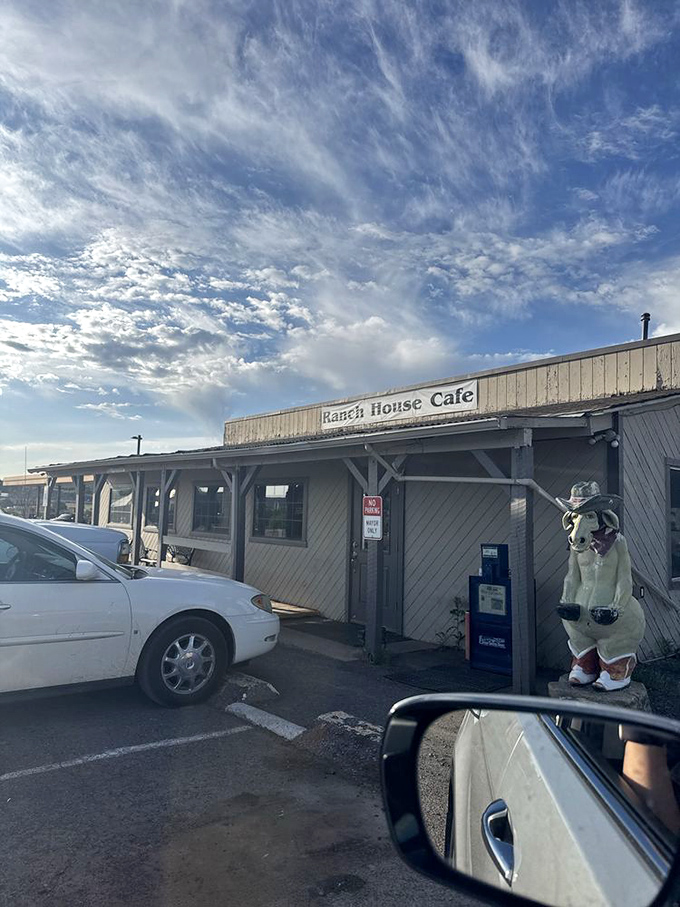 The exterior view with that big Arizona sky &ndash; a reminder that sometimes the best dining experiences happen far from trendy urban neighborhoods.