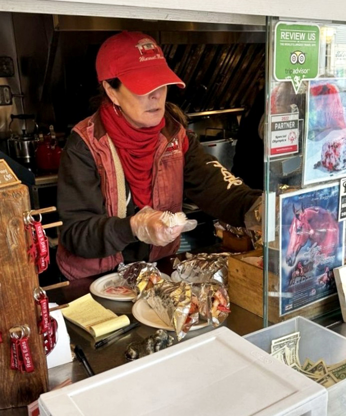 Where the magic happens, as dedicated staff prepare each order with care, continuing a tradition of excellence that keeps people coming back.
