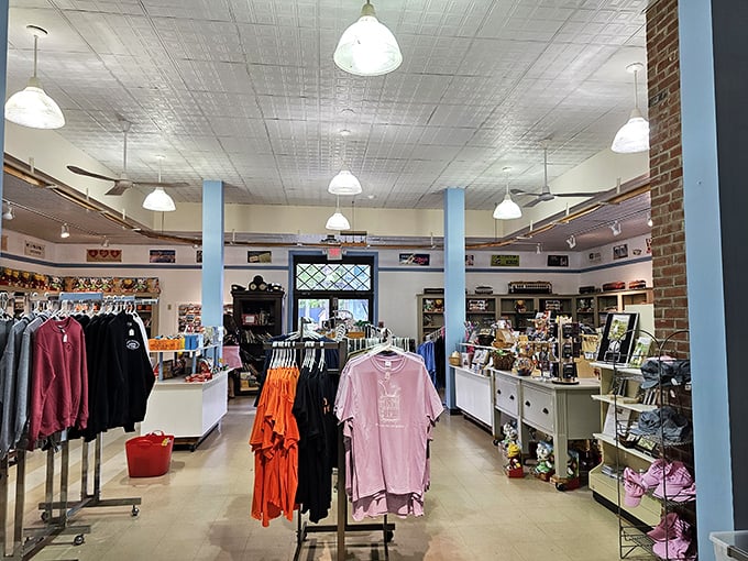 The museum store offers trolley enthusiasts a treasure trove of souvenirs, from detailed models to books chronicling the rich history of electric railways.