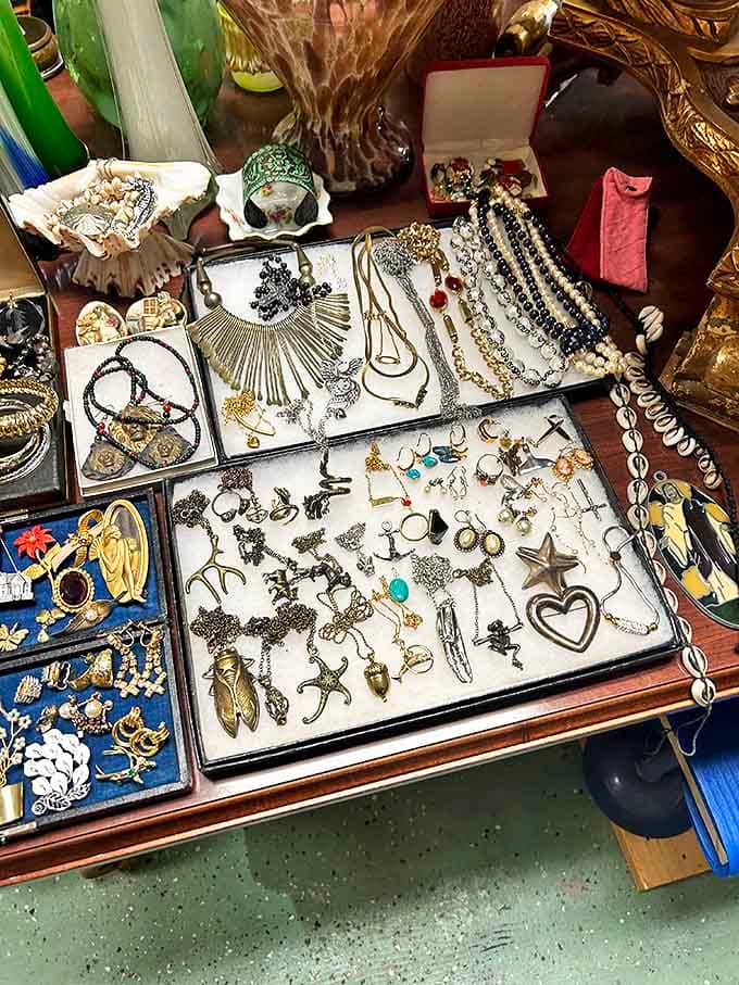 Jewelry collections that span decades of fashion, from subtle elegance to "I want everyone in the room to notice me" statements.