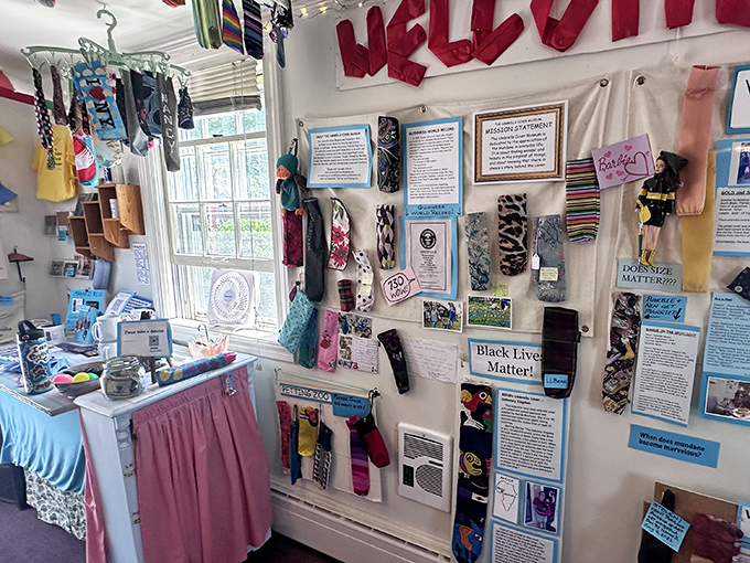 Hundreds of covers from around the world create a textile tapestry that transforms the ordinary into extraordinary.