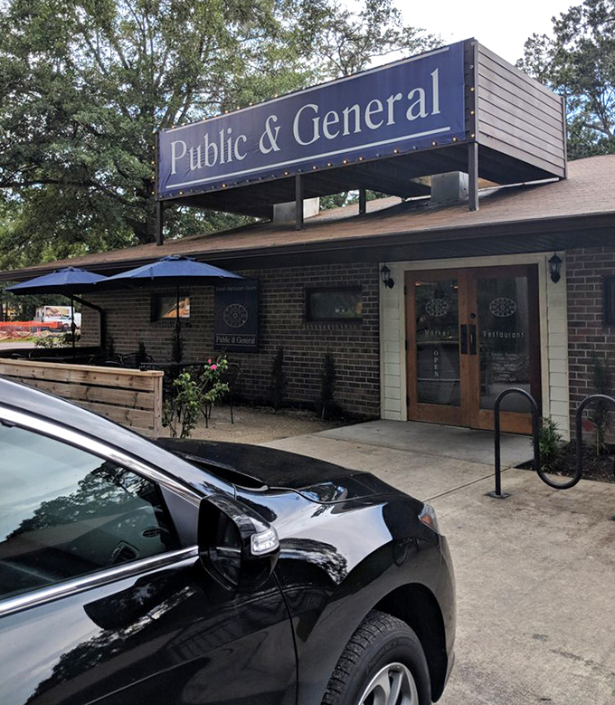 Another view of the exterior shows why locals consider this their secret spot &ndash; unassuming from outside, unforgettable once experienced.