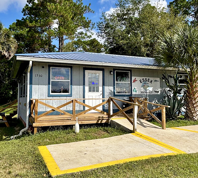 From the outside, you'd never guess this modest building houses some of Florida's best seafood and a dessert worth driving miles for.