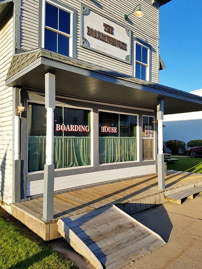 The Boarding House's unassuming exterior belies the culinary treasures within, proving that books and supper clubs should never be judged by their covers.